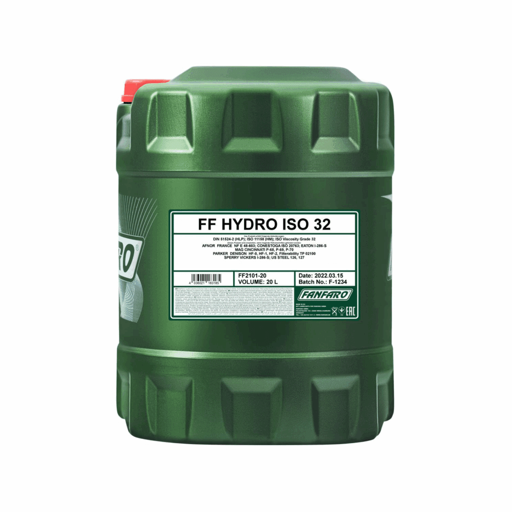 FANFARO HYDRO ISO 32 2101 HYDRAULIC OIL DIN51524(HLP) 20L - CMG Oils Direct